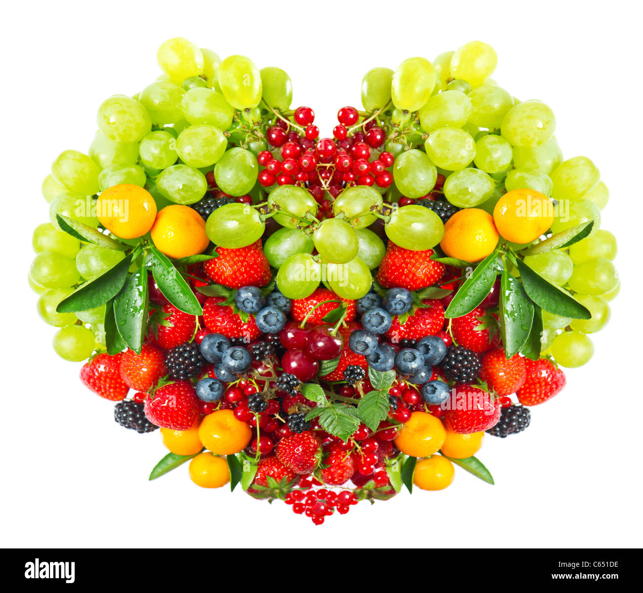 Clusters of black berries Cut Out Stock Images & Pictures - Alamy
