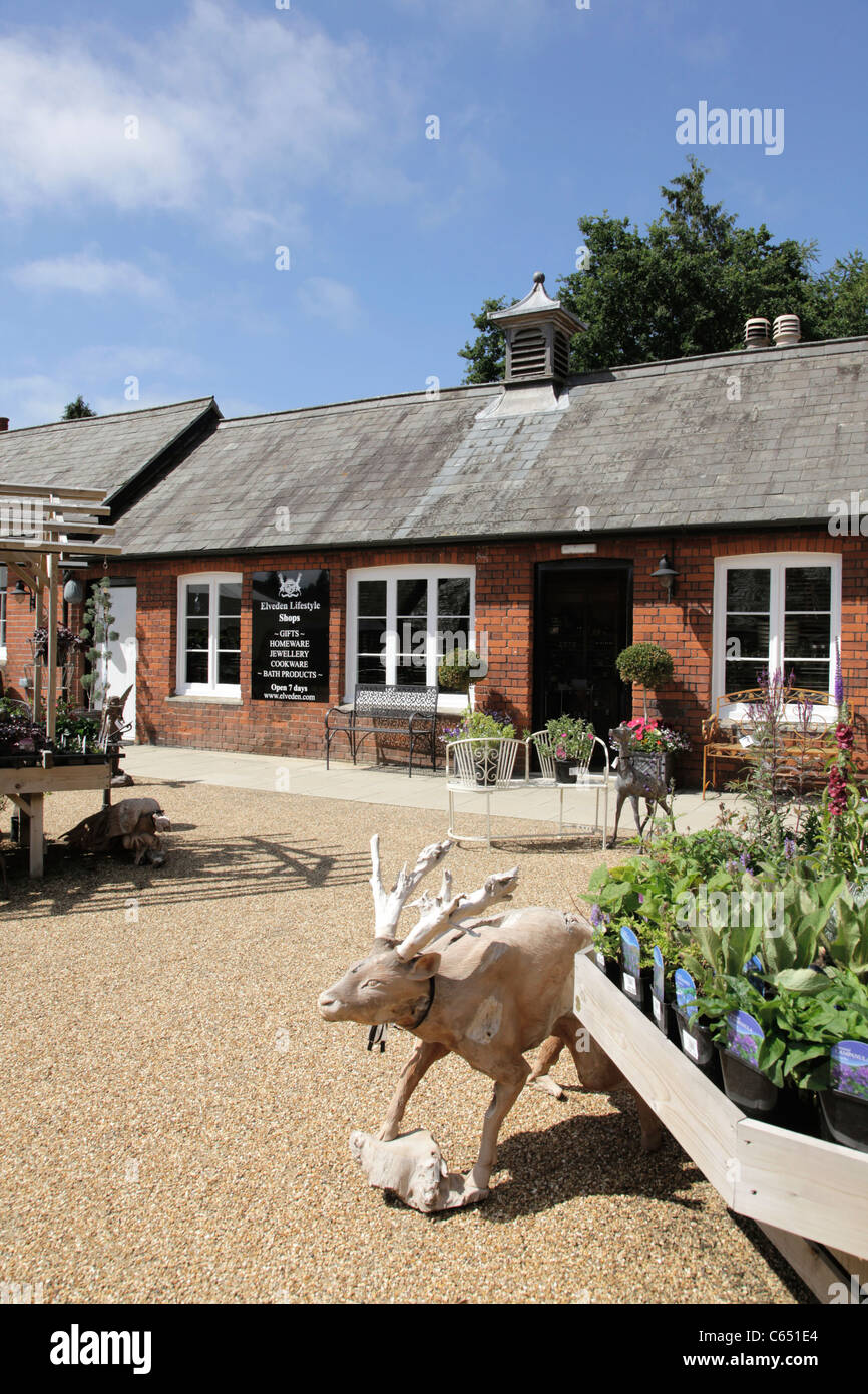 Elveden Estate Lifestyle shops Thetford Stock Photo - Alamy