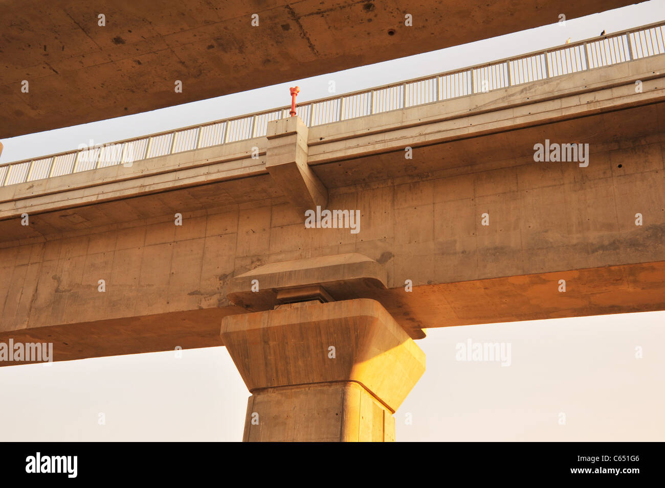 modern road with bridge Stock Photo - Alamy