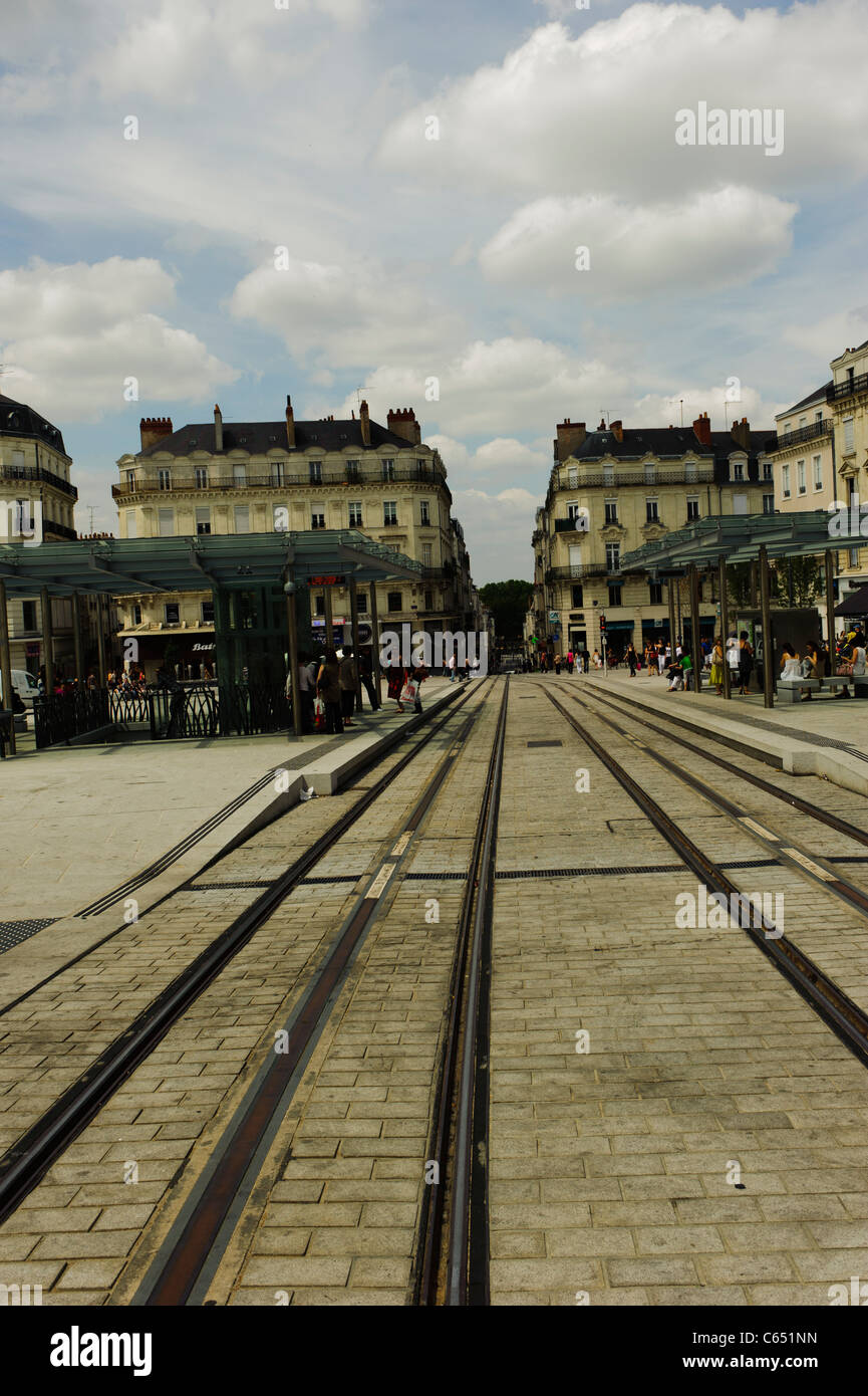 Angers france tram hi-res stock photography and images - Alamy