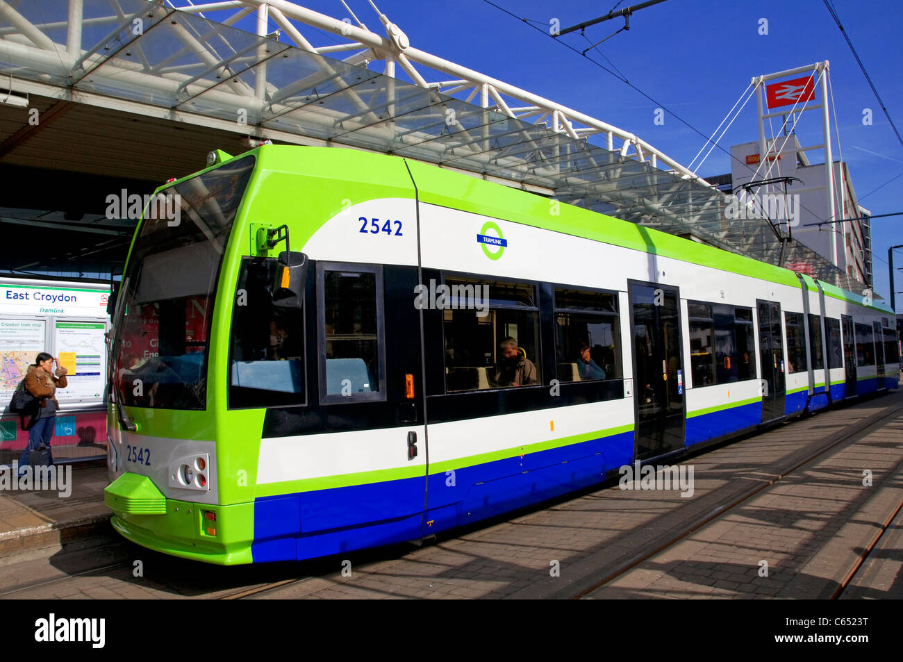 London tram hi-res stock photography and images - Alamy