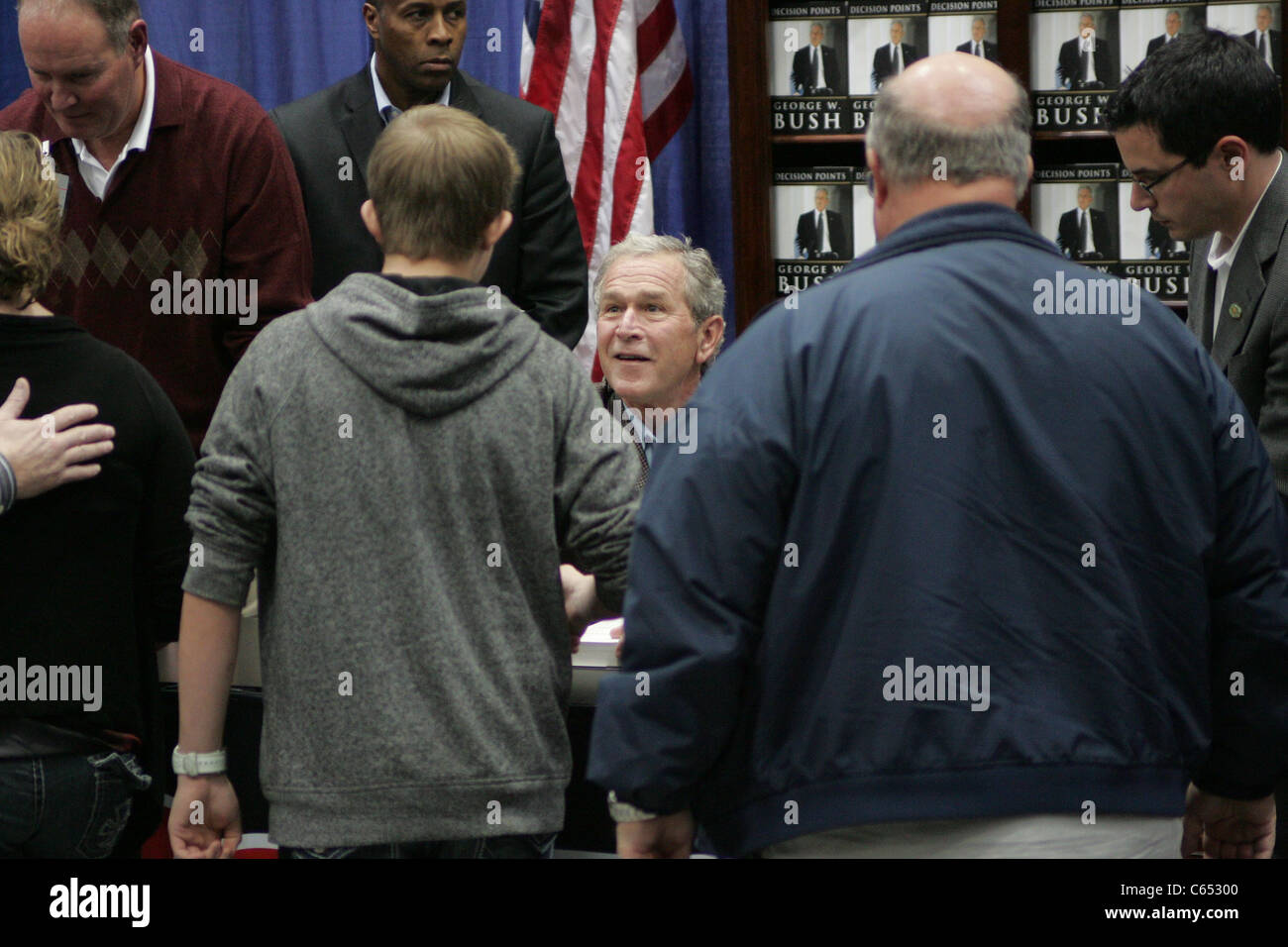 Former President George W. Bush at a public appearance for George Bush ...