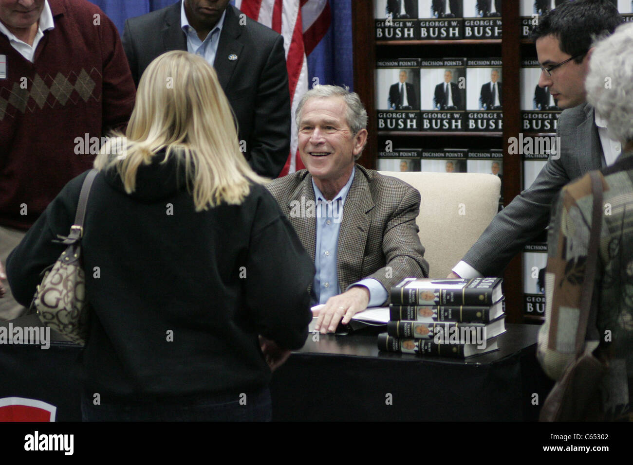 Former President George W. Bush at a public appearance for George Bush ...