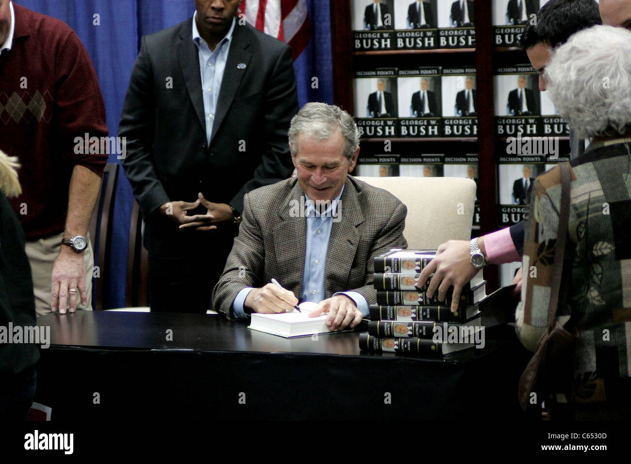Former President George W. Bush at a public appearance for George Bush ...