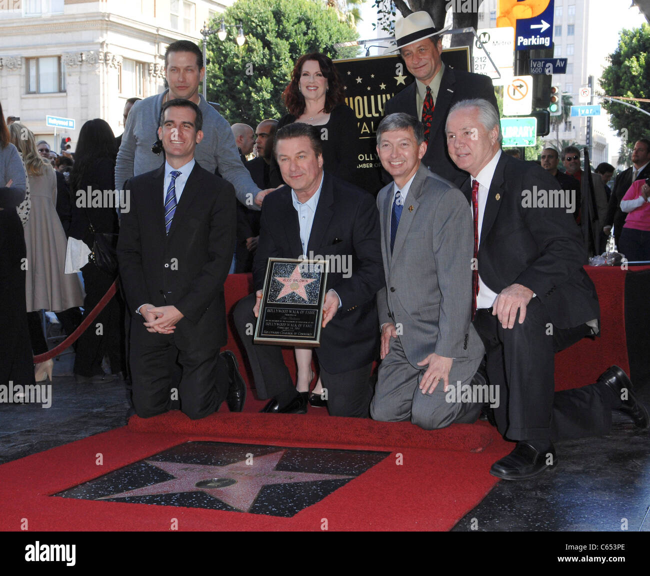Stephen Baldwin, Alec Baldwin, Megan Mullally, Leron Gubler at the ...