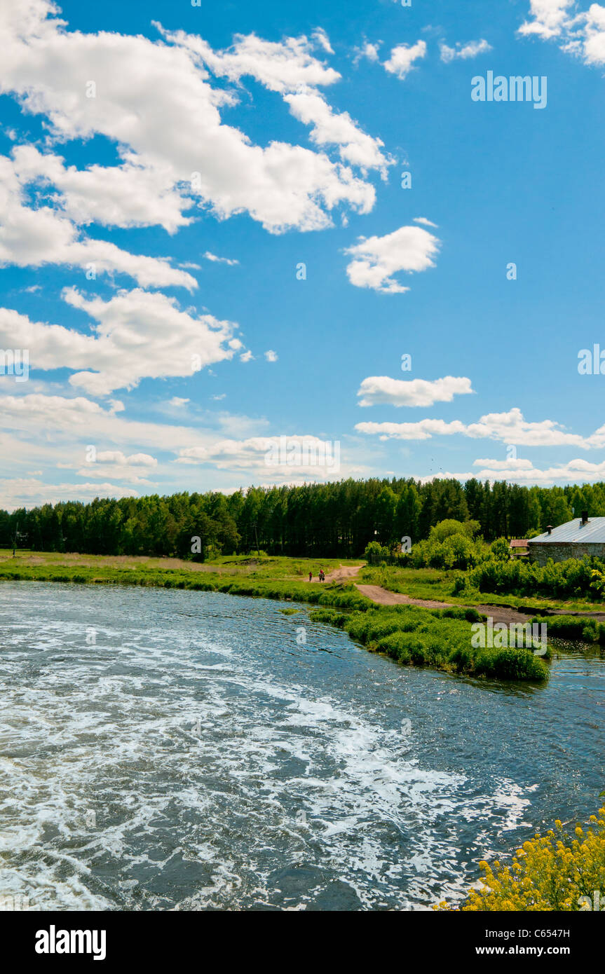river and summer nature Stock Photo - Alamy