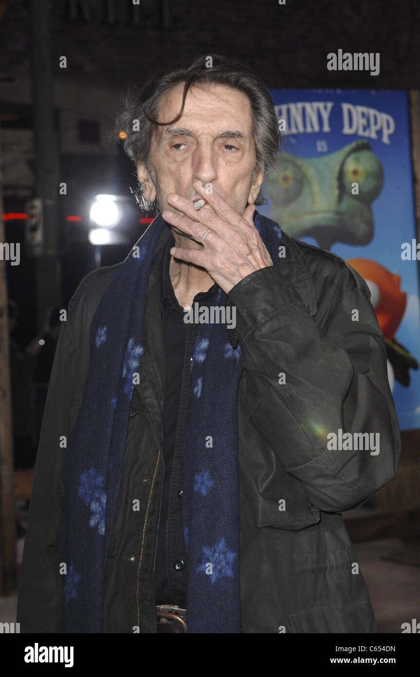 Harry Dean Stanton at arrivals for RANGO Premiere, Village Theatre in ...