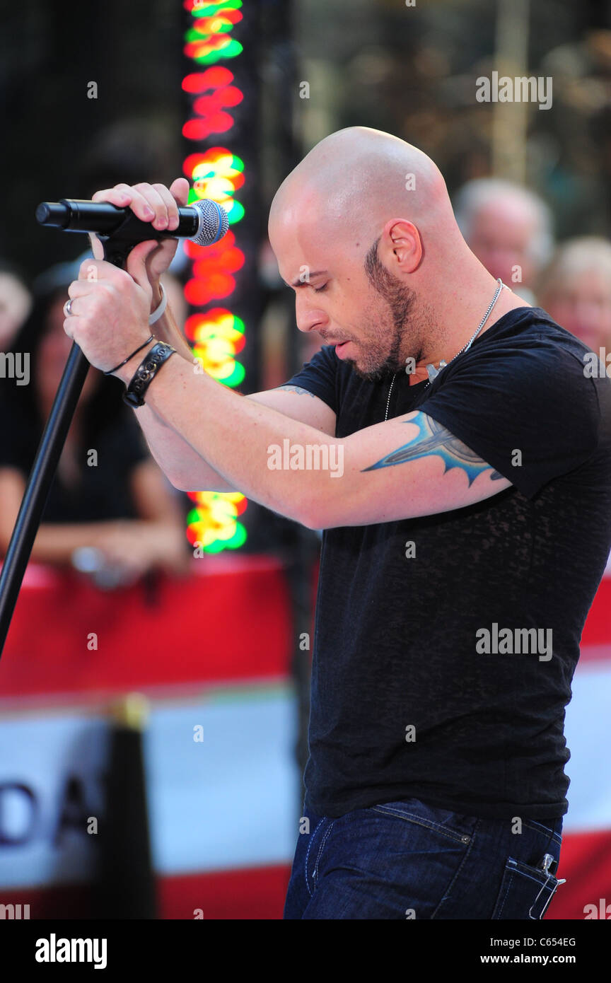 Daughtry on stage for NBC Today Show Concert with Daughtry, Rockefeller ...