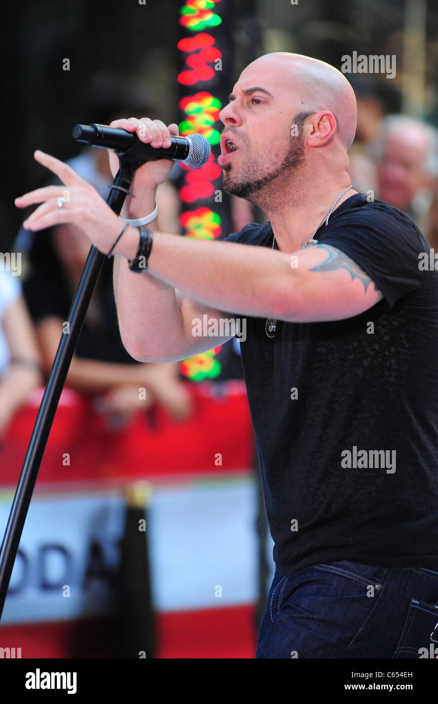 Daughtry on stage for NBC Today Show Concert with Daughtry, Rockefeller ...