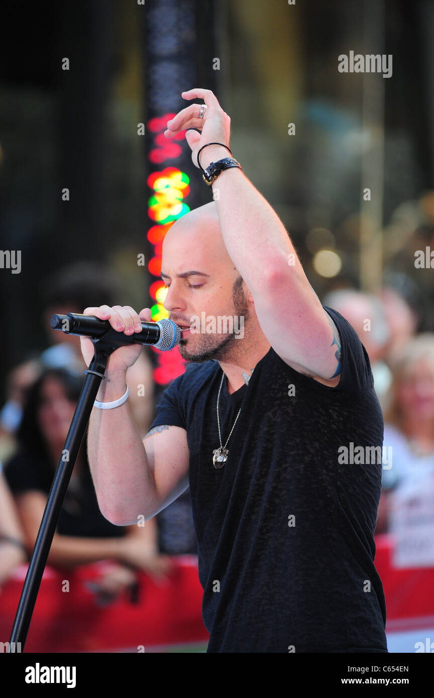 Daughtry on stage for NBC Today Show Concert with Daughtry, Rockefeller ...