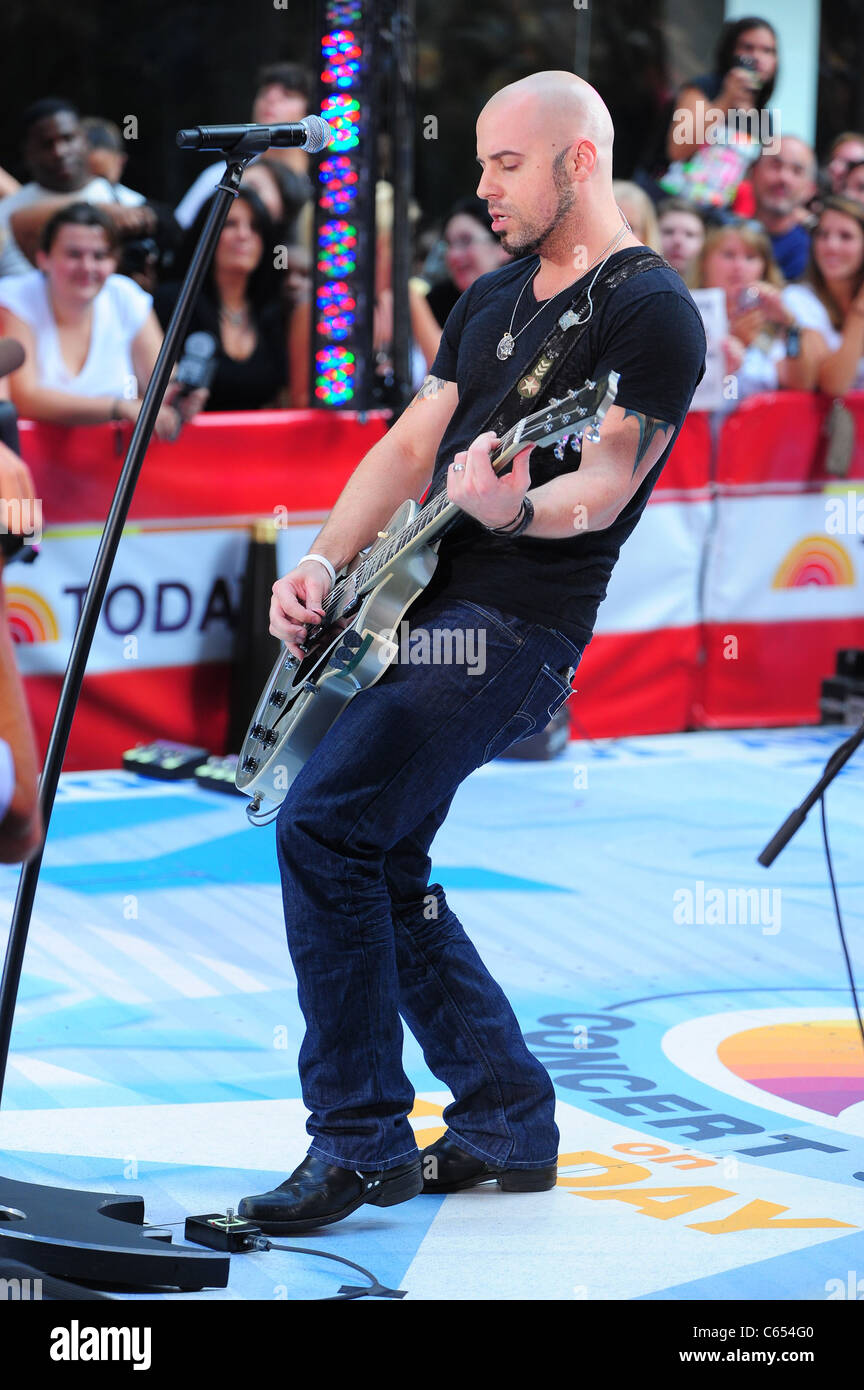 Daughtry on stage for NBC Today Show Concert with Daughtry, Rockefeller ...