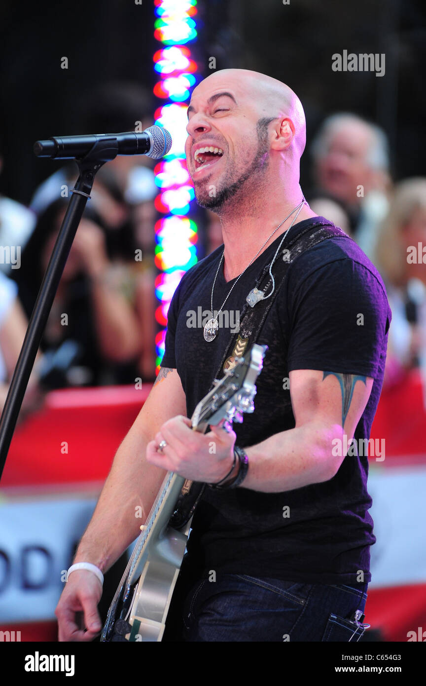 Daughtry on stage for NBC Today Show Concert with Daughtry, Rockefeller ...