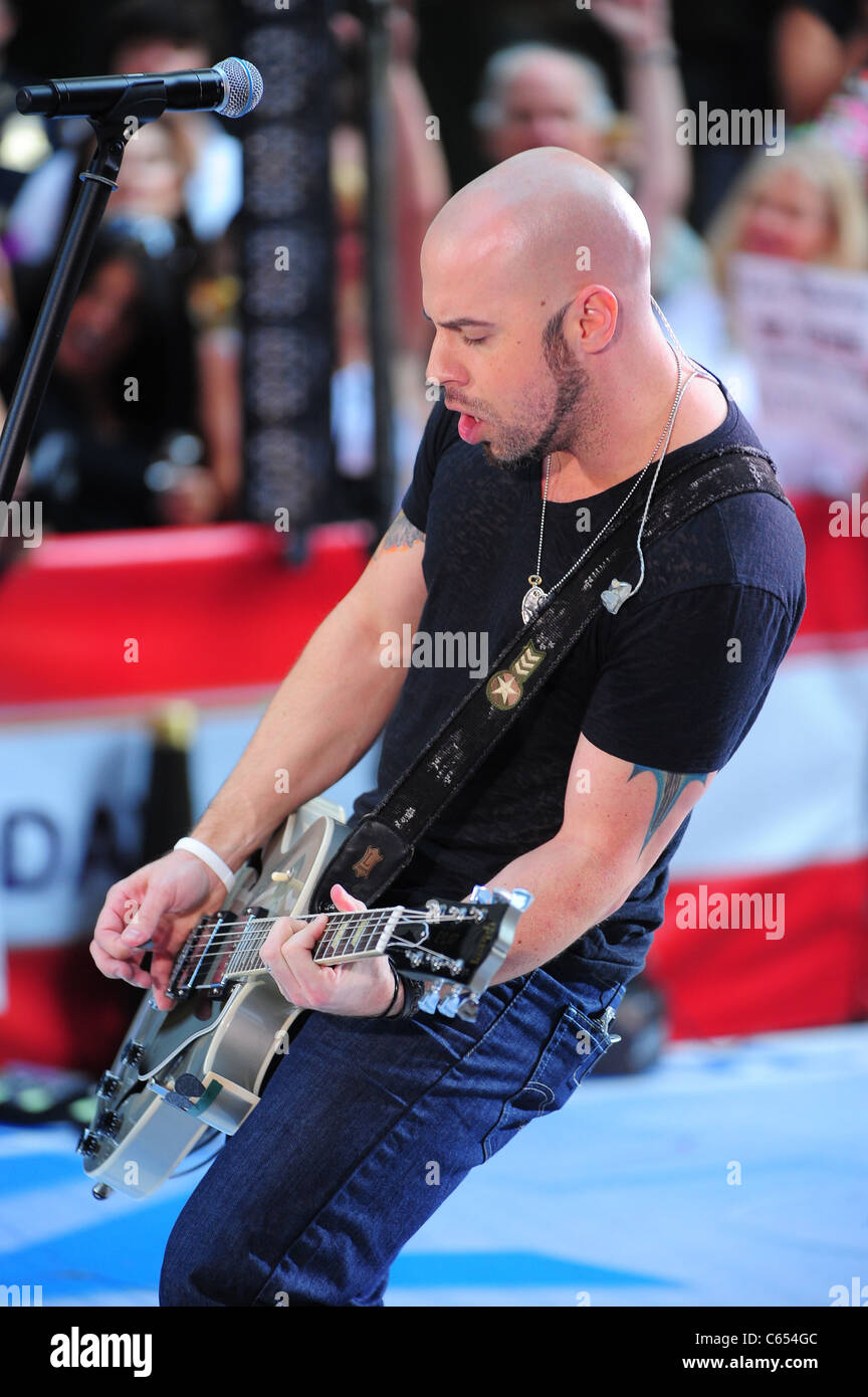 Daughtry on stage for NBC Today Show Concert with Daughtry, Rockefeller ...