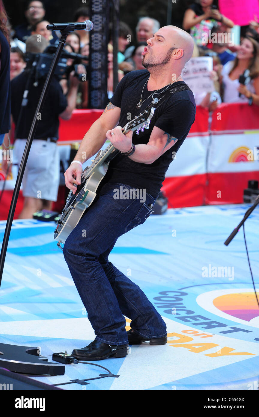 Daughtry on stage for NBC Today Show Concert with Daughtry, Rockefeller ...