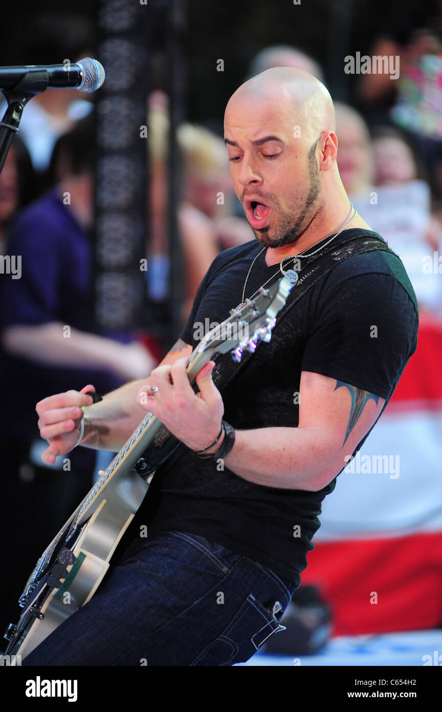 Daughtry on stage for NBC Today Show Concert with Daughtry, Rockefeller ...