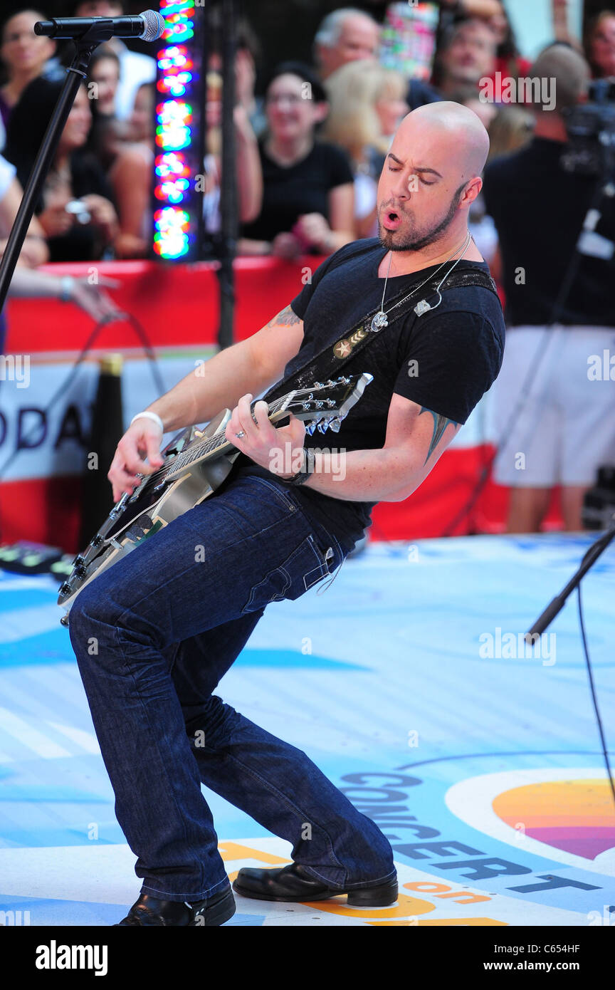 Daughtry on stage for NBC Today Show Concert with Daughtry, Rockefeller ...