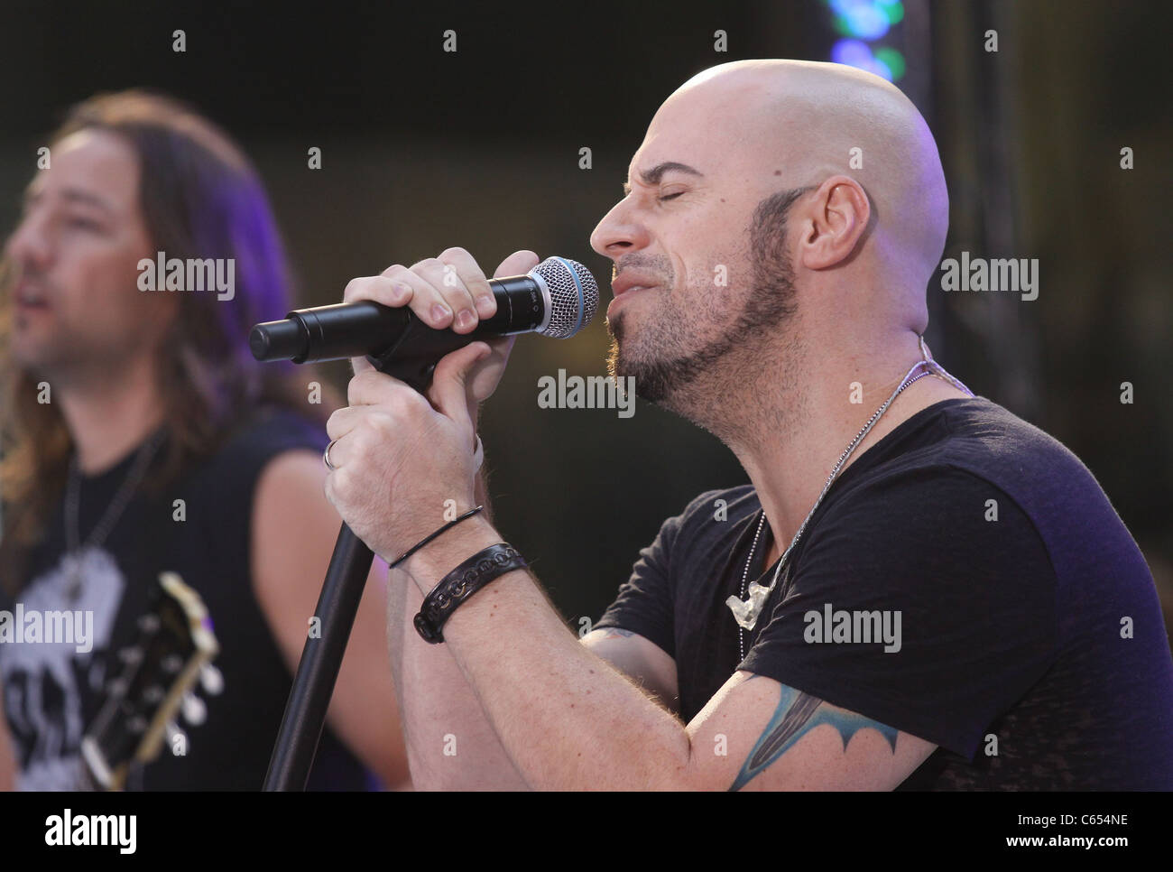Chris Daughtry on stage for NBC Today Show Concert with Daughtry ...
