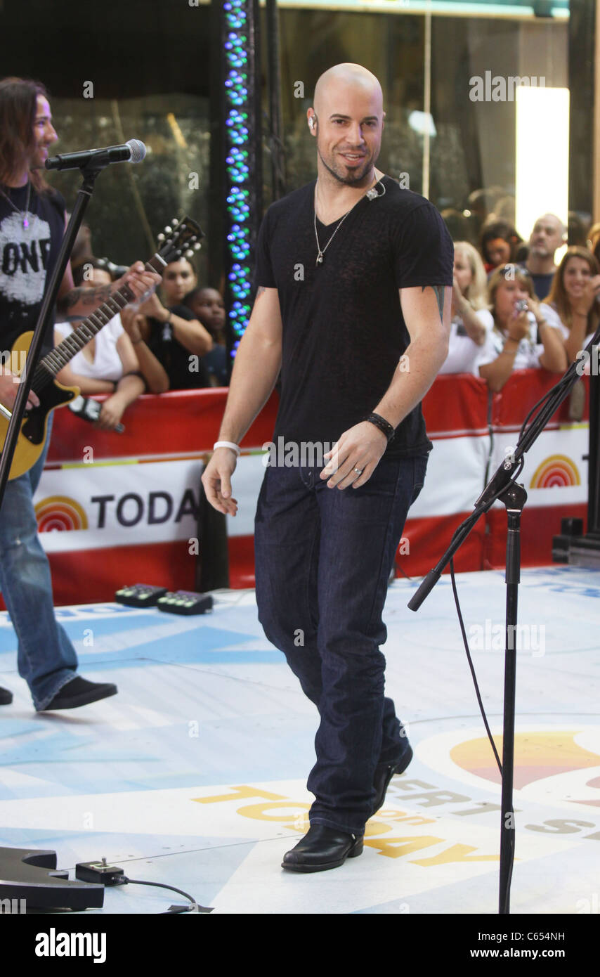 Chris Daughtry on stage for NBC Today Show Concert with Daughtry ...