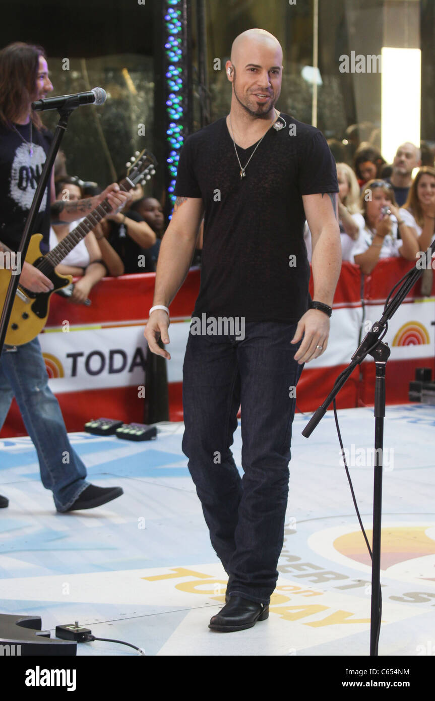 Chris Daughtry on stage for NBC Today Show Concert with Daughtry ...