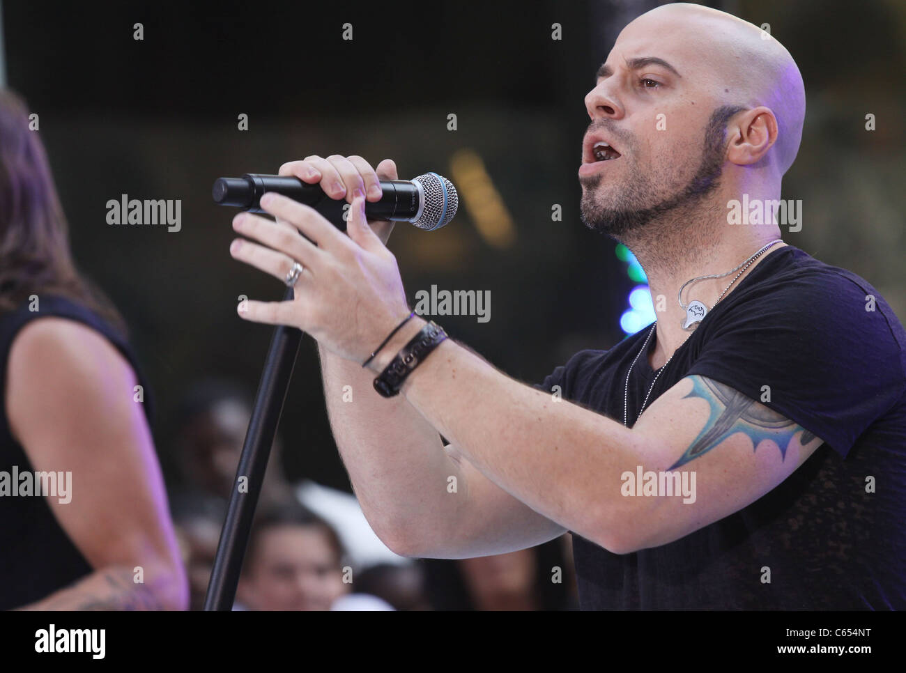 Chris Daughtry on stage for NBC Today Show Concert with Daughtry ...