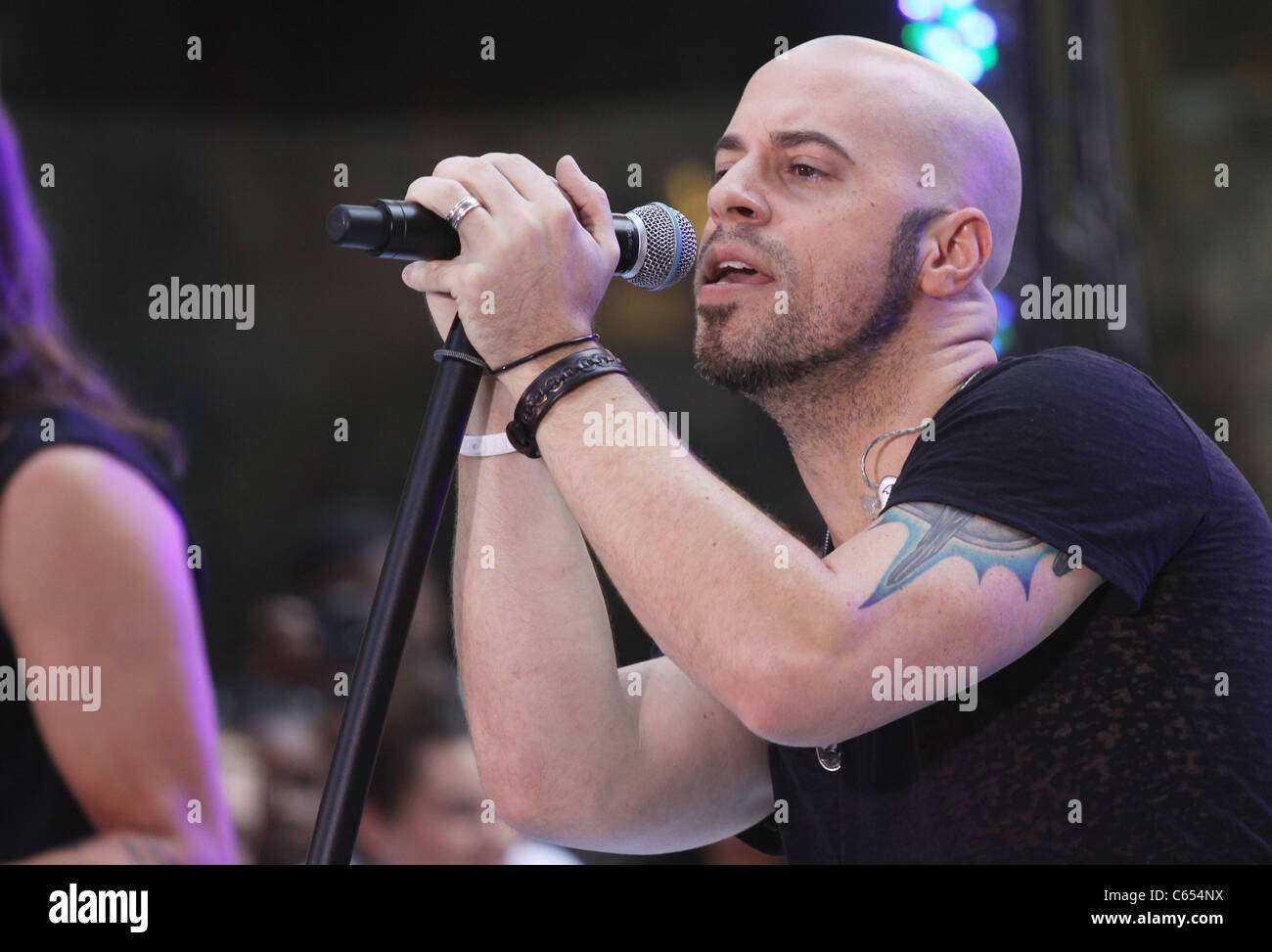 Chris Daughtry on stage for NBC Today Show Concert with Daughtry ...