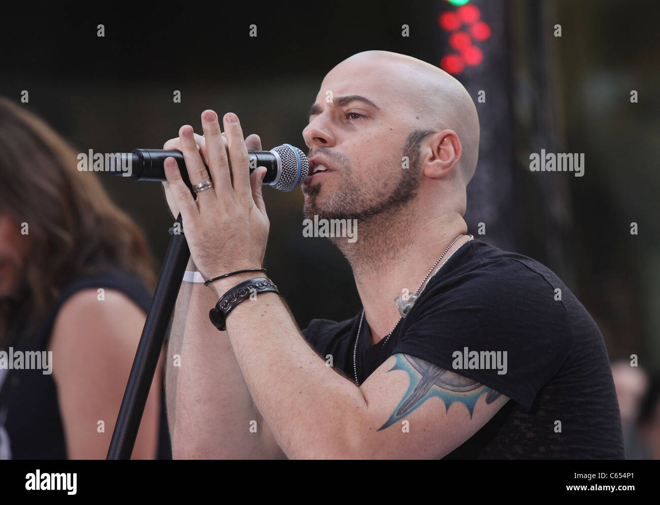 Chris Daughtry on stage for NBC Today Show Concert with Daughtry ...