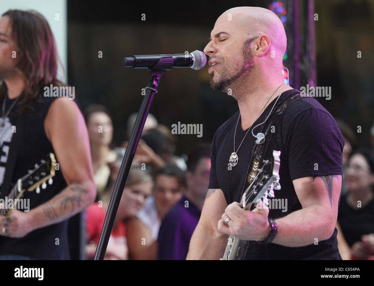 Chris Daughtry on stage for NBC Today Show Concert with Daughtry ...