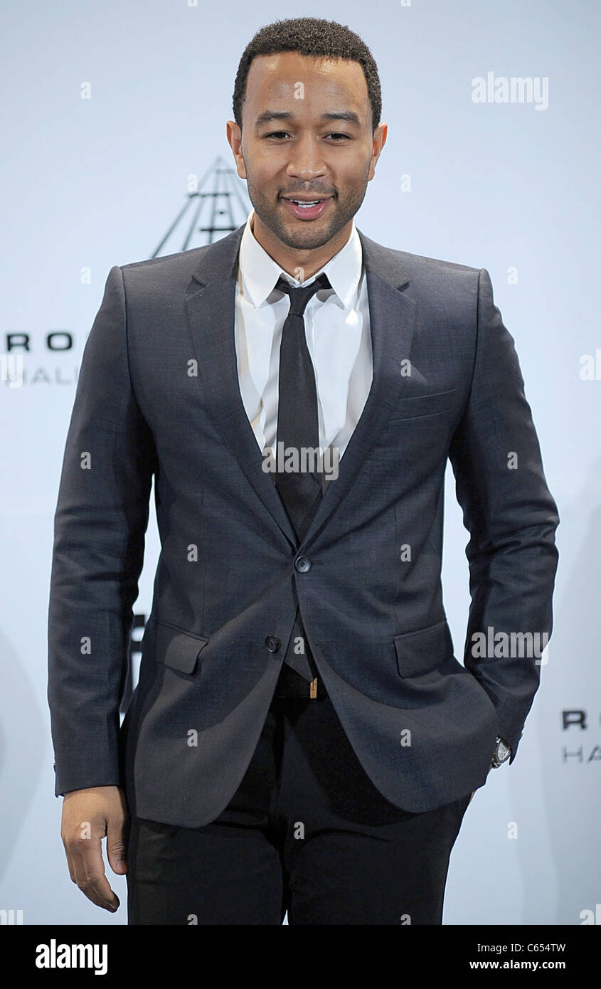 John Legend at arrivals for 2011 Rock and Roll Hall of Fame Induction ...