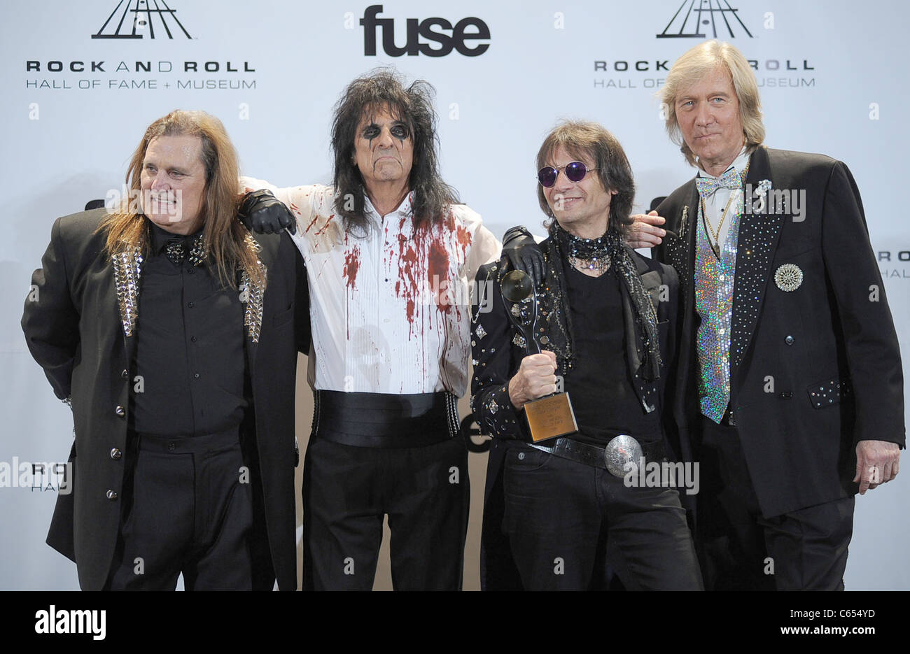 Michael Bruce, Alice Cooper, Dennis Dunaway , Neal Smith at arrivals ...