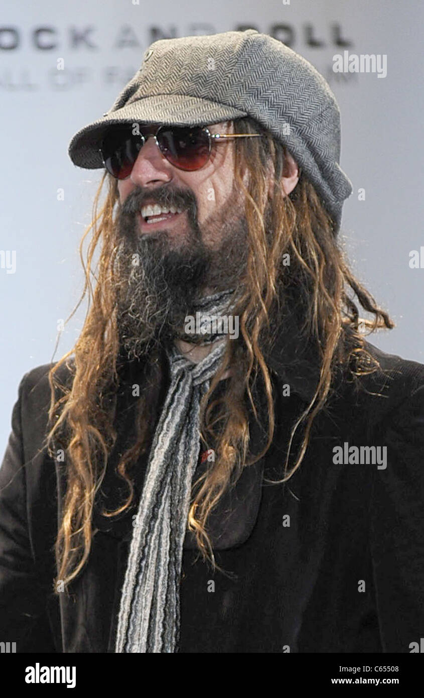 Rob Zombie at arrivals for 2011 Rock and Roll Hall of Fame Induction ...