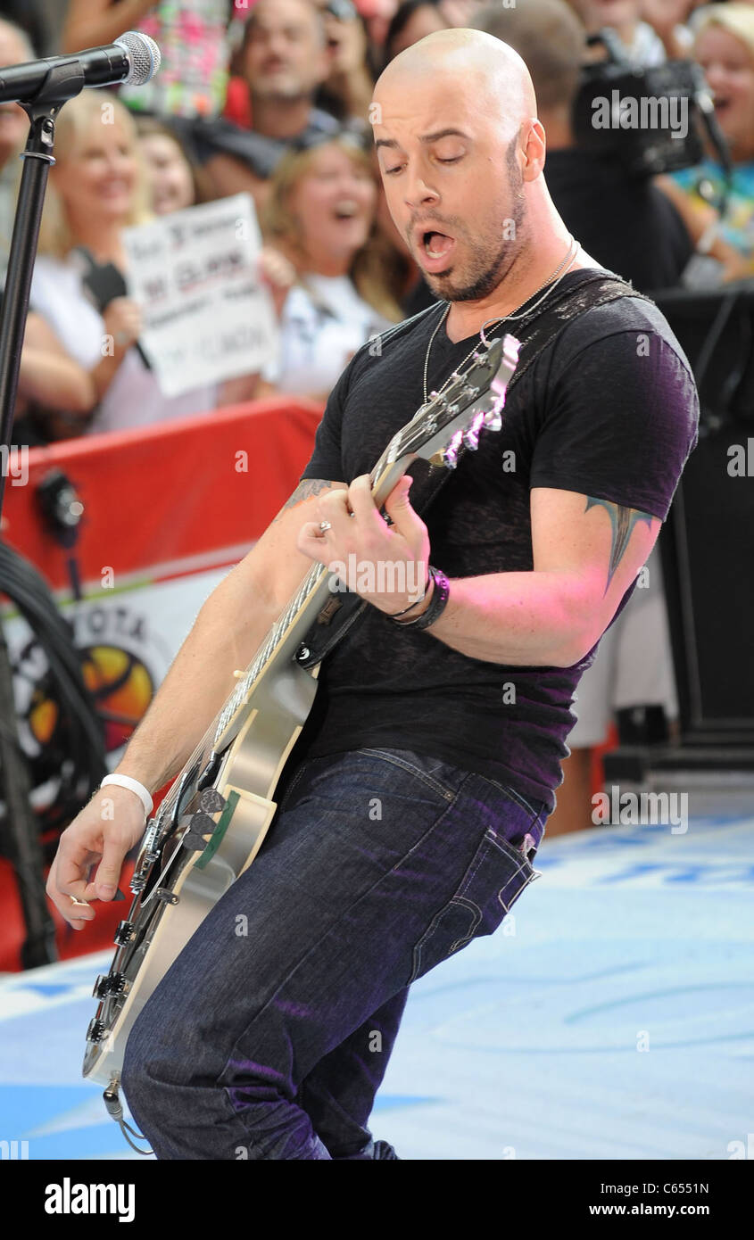 Chris Daughtry on stage for NBC Today Show Concert with Daughtry ...