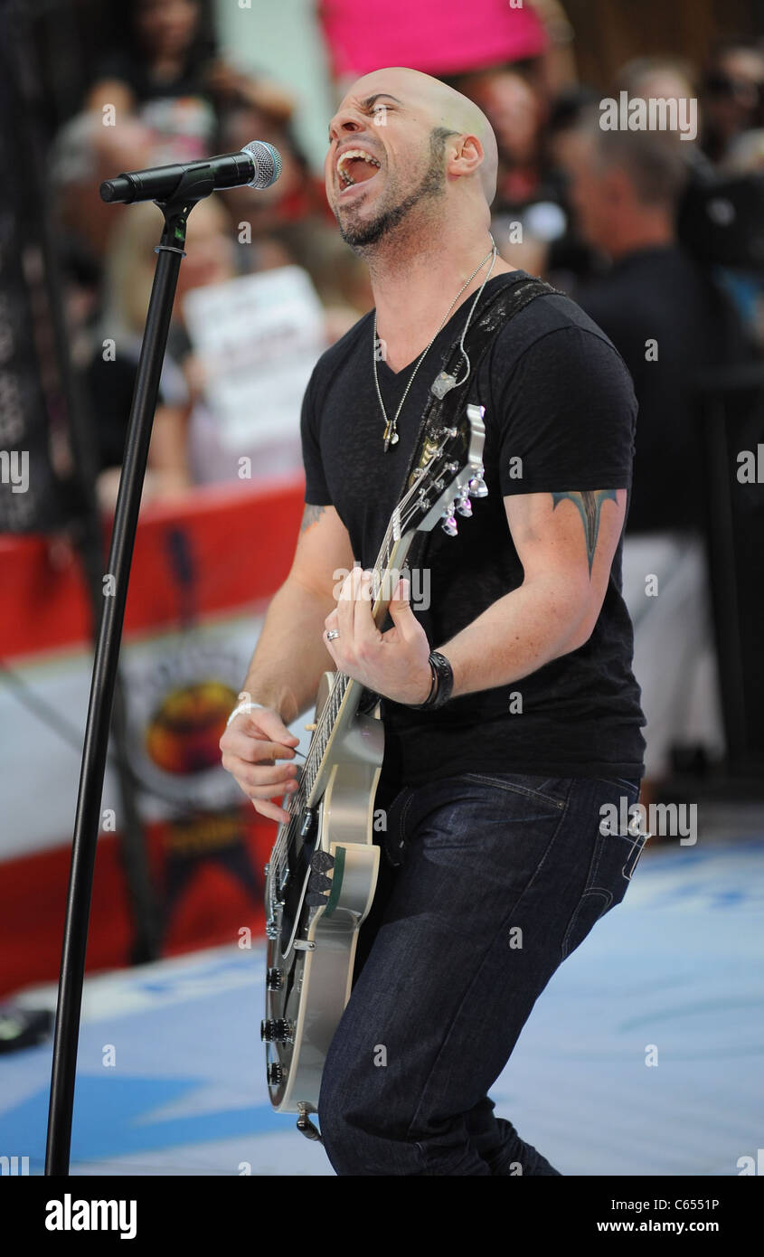 Chris Daughtry on stage for NBC Today Show Concert with Daughtry ...