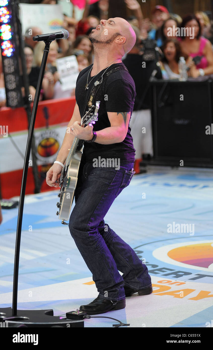 Chris Daughtry on stage for NBC Today Show Concert with Daughtry ...
