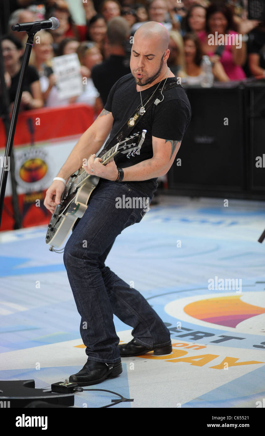 Chris Daughtry on stage for NBC Today Show Concert with Daughtry ...