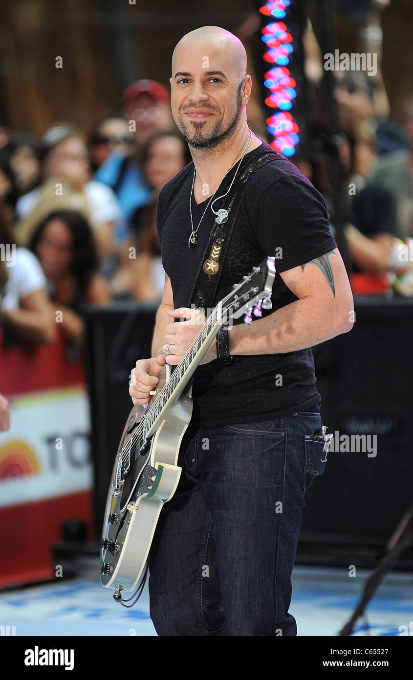 Chris Daughtry on stage for NBC Today Show Concert with Daughtry ...