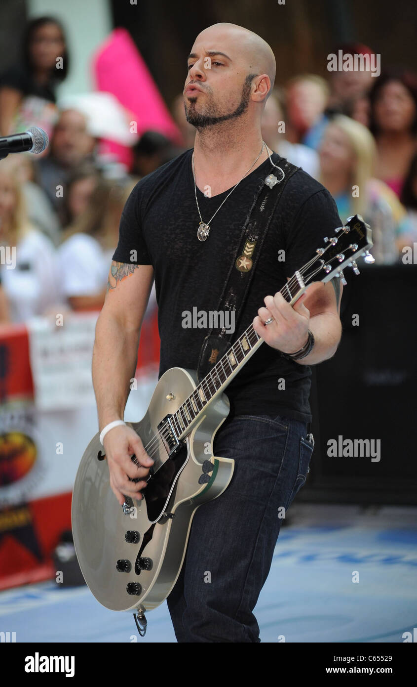 Chris Daughtry on stage for NBC Today Show Concert with Daughtry ...