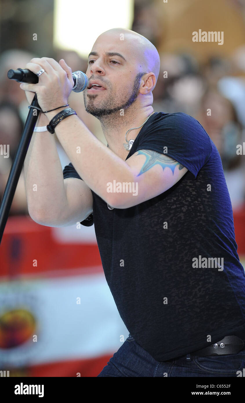 Chris Daughtry on stage for NBC Today Show Concert with Daughtry ...