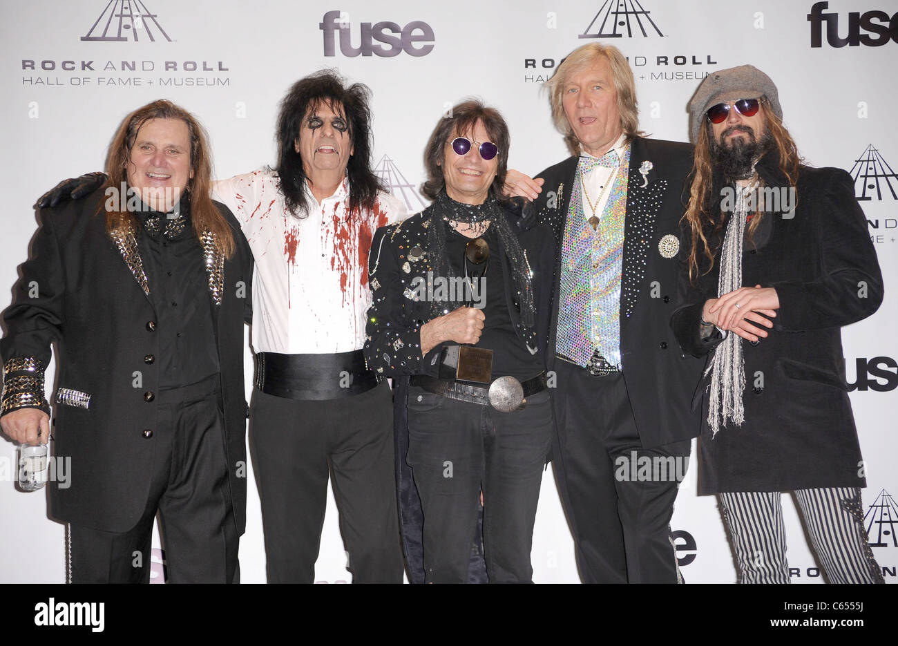 Michael Bruce, Alice Cooper, Dennis Dunaway, Neal Smith, Rob Zombie at ...