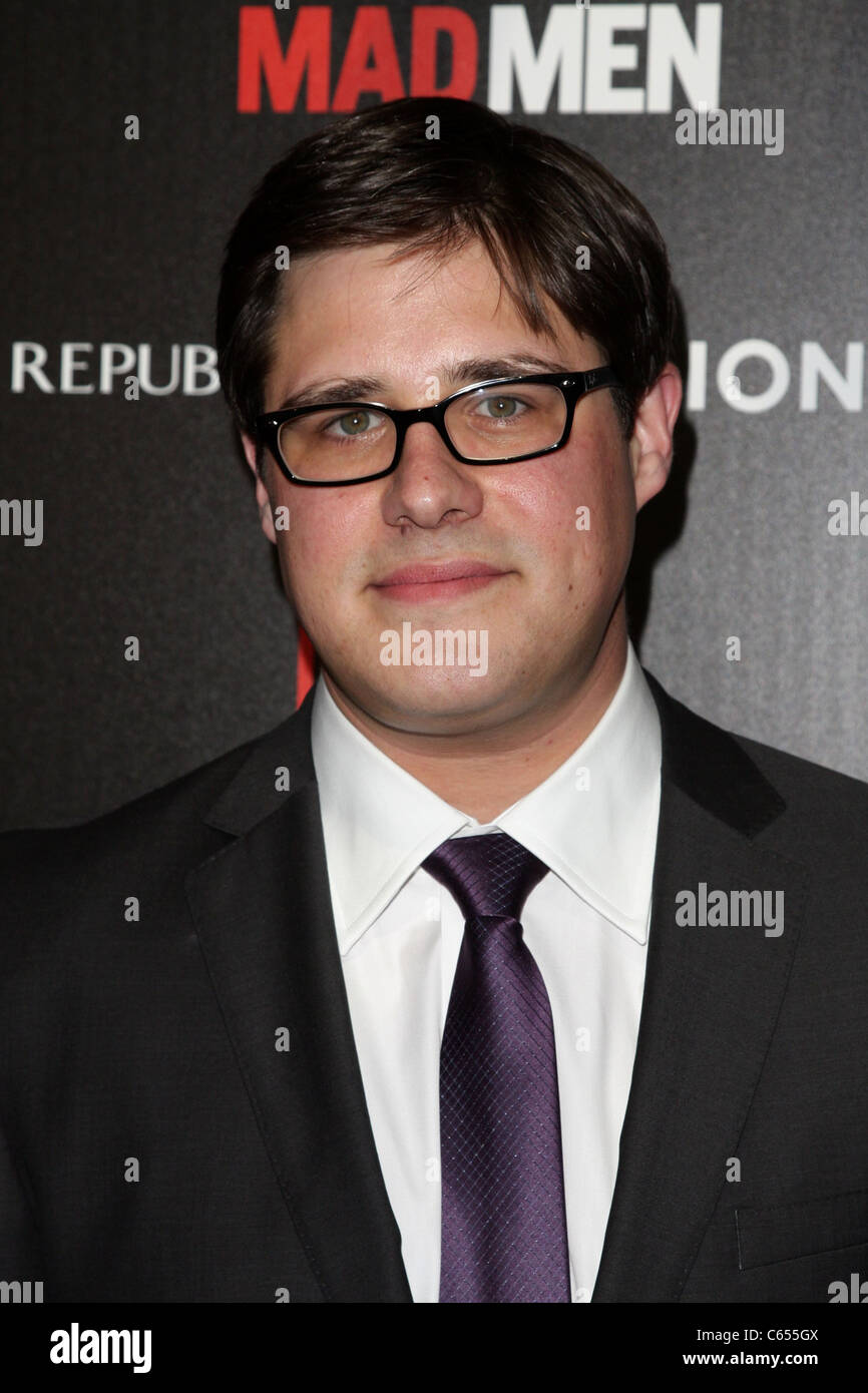 Rich Sommer at arrivals for AMC's MAD MEN Season Four Premiere ...