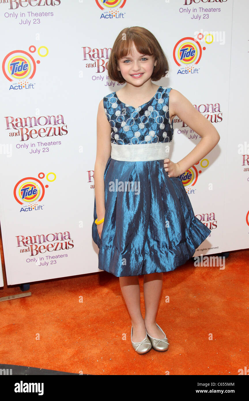 Joey King at arrivals for RAMONA AND BEEZUS Premiere, Madison Square ...