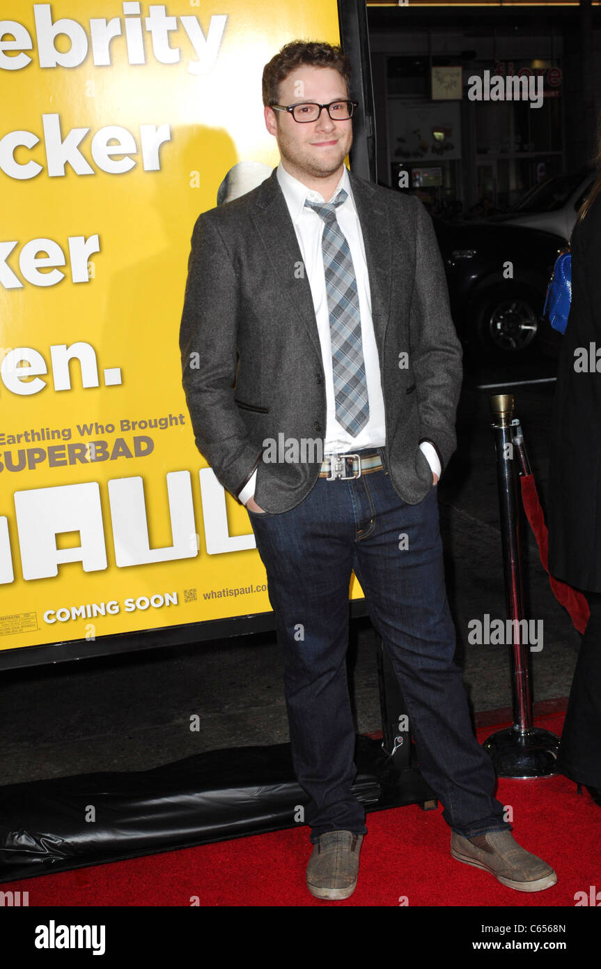 Seth Rogen at arrivals for PAUL Premiere, Grauman's Chinese Theatre ...