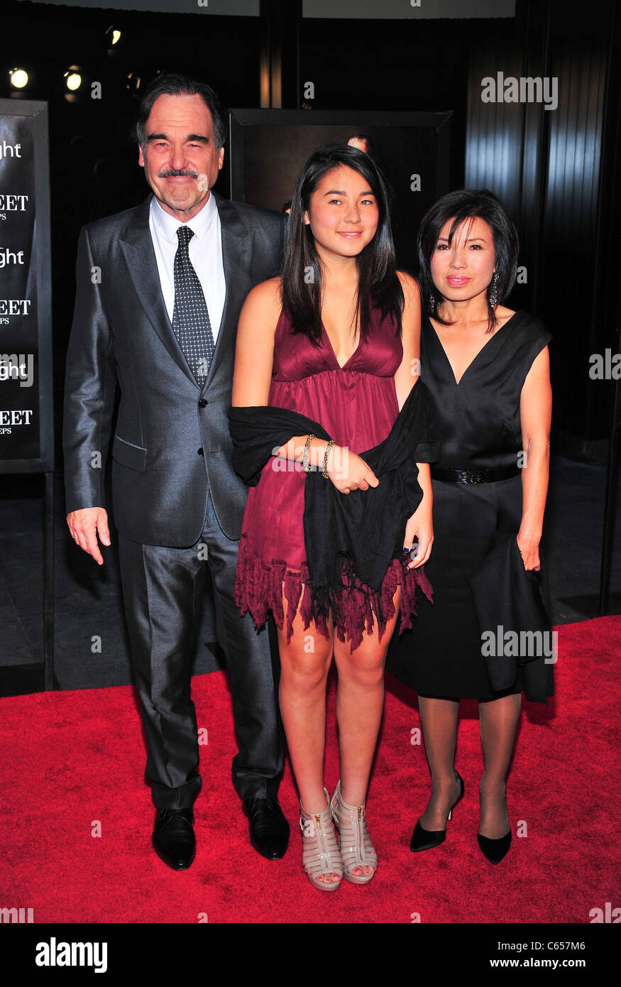 Oliver Stone, Family at arrivals for Wall Street 2: Money Never Sleeps ...