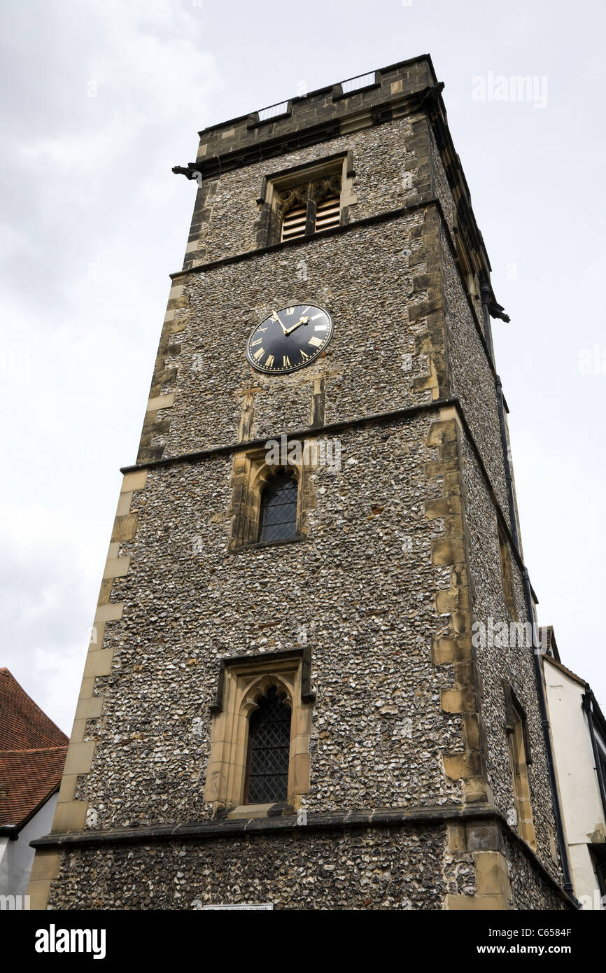 The mediaeval Clock Tower / Medieval Belfry Tower, St / Saint Albans ...
