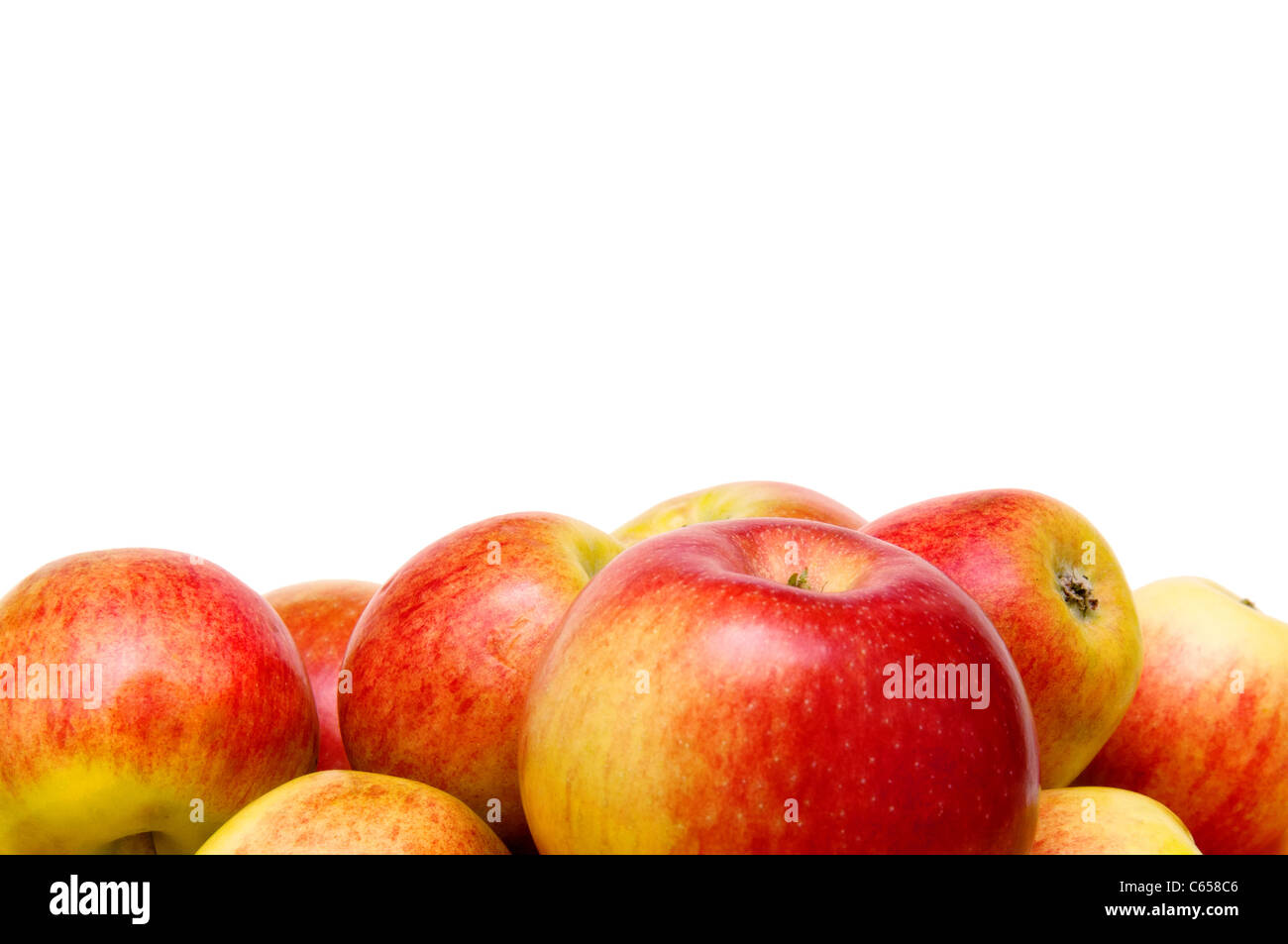 Apples isolated on white background Stock Photo - Alamy