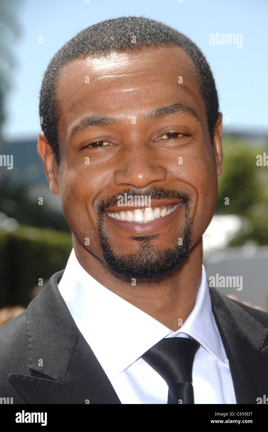 Isaiah Mustafa at arrivals for 2010 Creative Arts Emmy Awards, Nokia ...