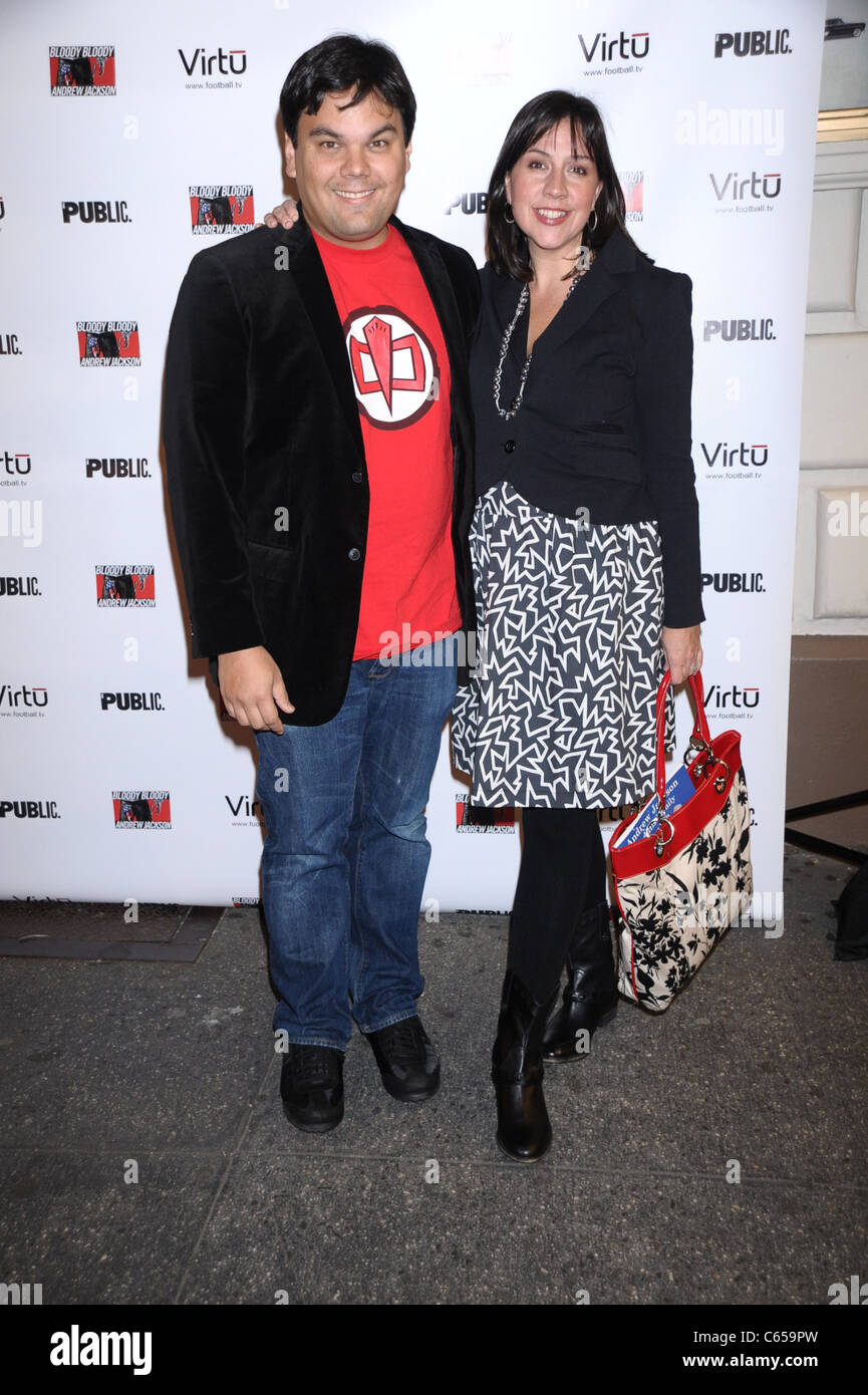Bobby Lopez, Kristen Anderson Lopez at arrivals for BLOODY BLOODY ...