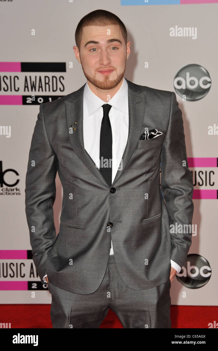 Mike Posner at arrivals for The 37th Annual American Music Awards (2010 ...