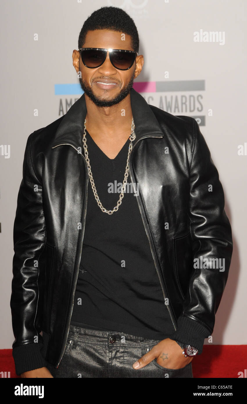 Usher at arrivals for The 37th Annual American Music Awards (2010 AMA's ...