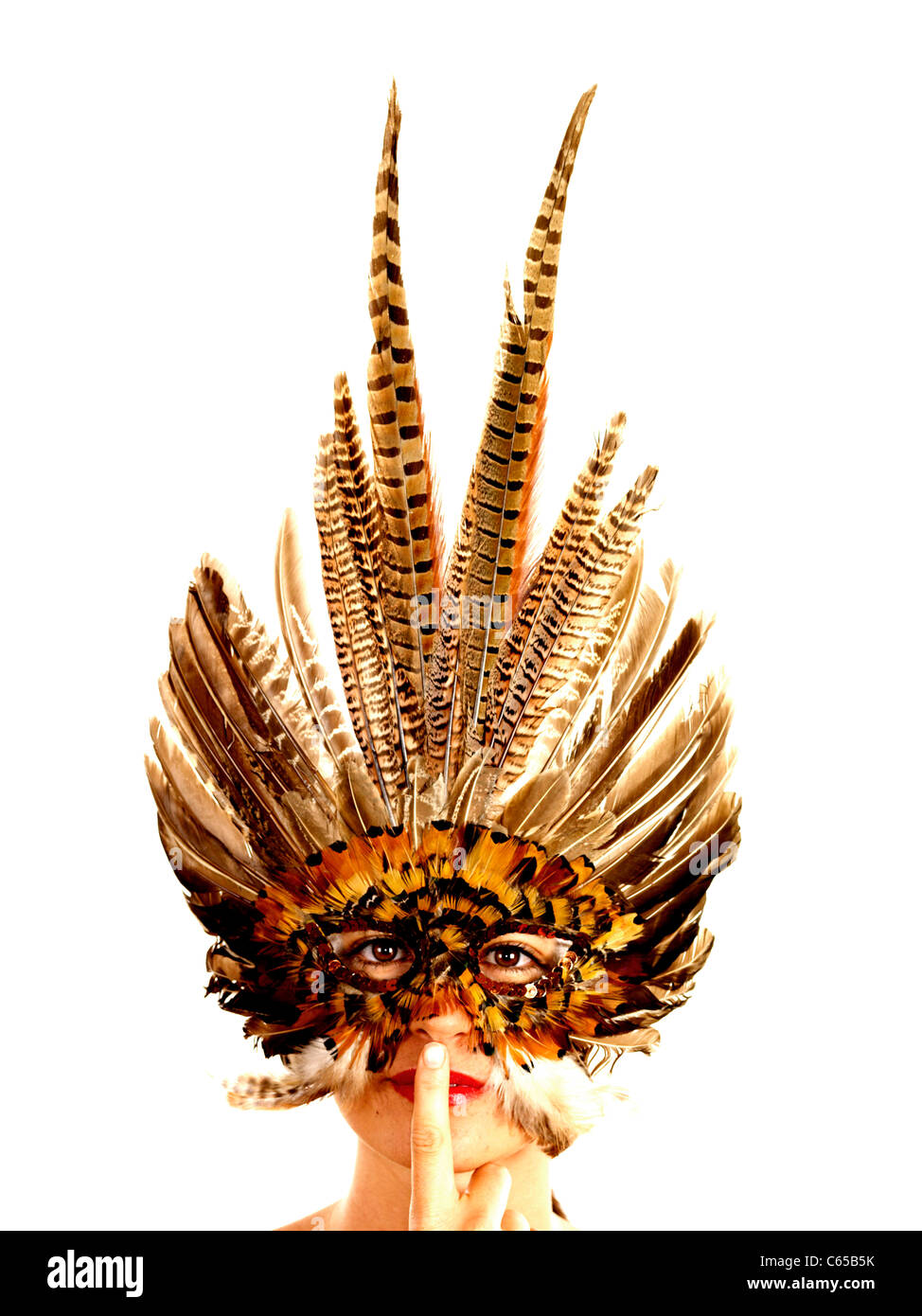 Woman Wearing Mask. Model Released Stock Photo - Alamy