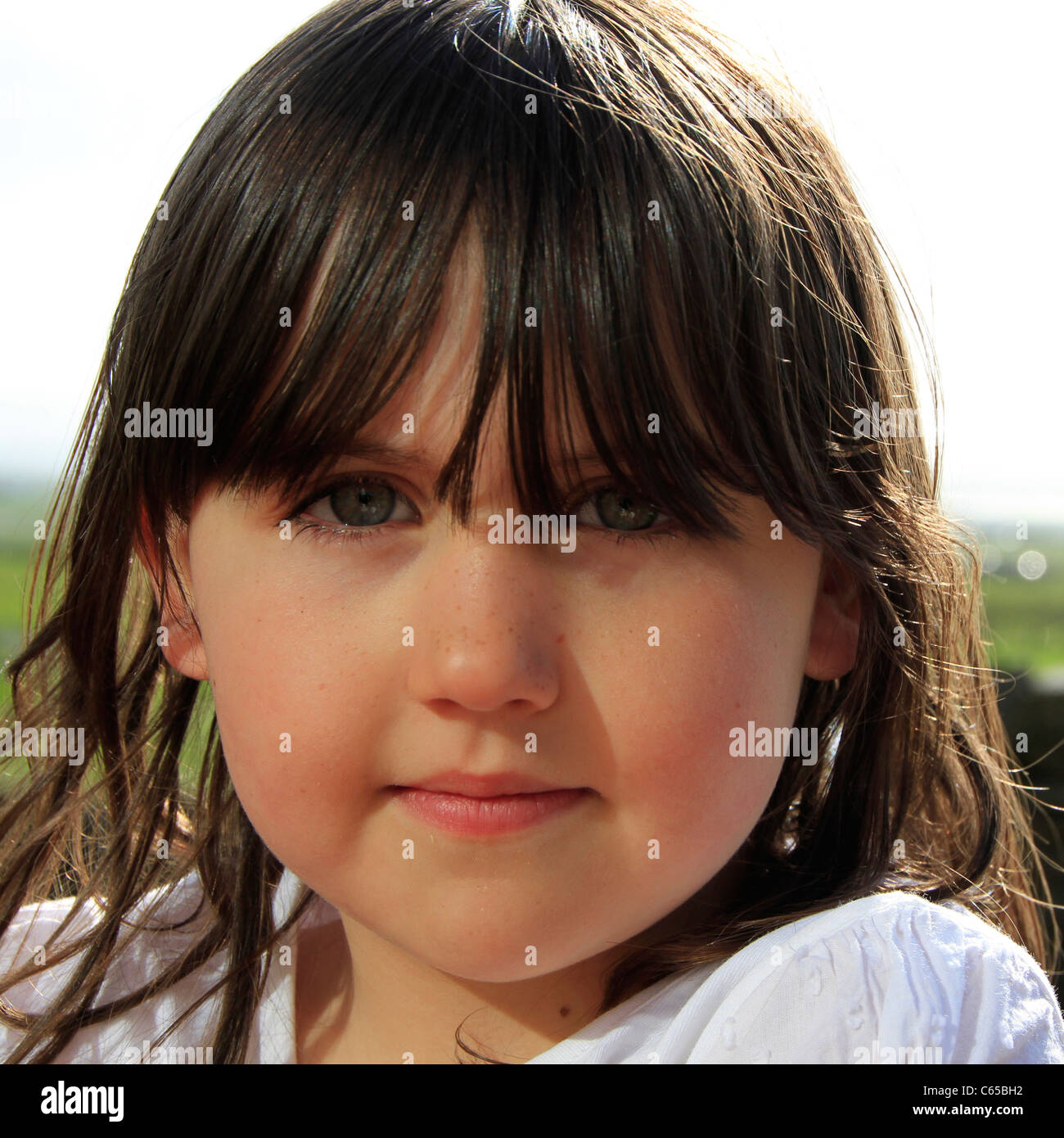 Five year old girl Stock Photo - Alamy